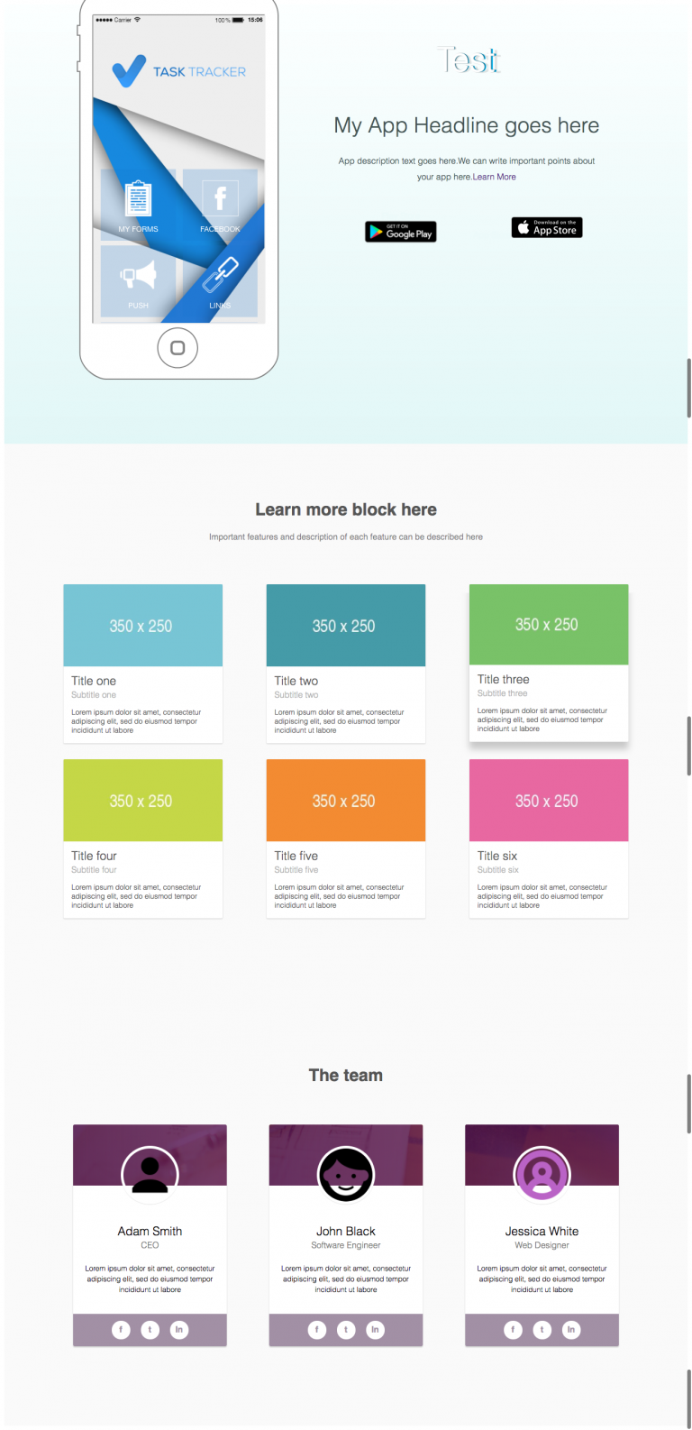 How to make Website for an app